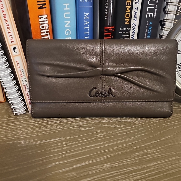 Coach | Bags | Coach Ashley Tri Fold Long Wallet | Poshmark